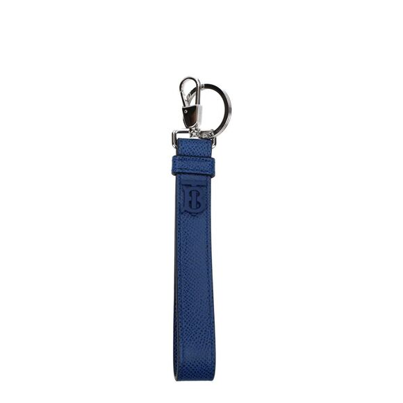 Burberry | Accessories | Burberry Leather Key Chain Men Blue Keychains ...